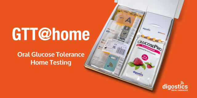 Digostics GTT@home - Oral Glucose Tolerance Home Testing for Diabetes
